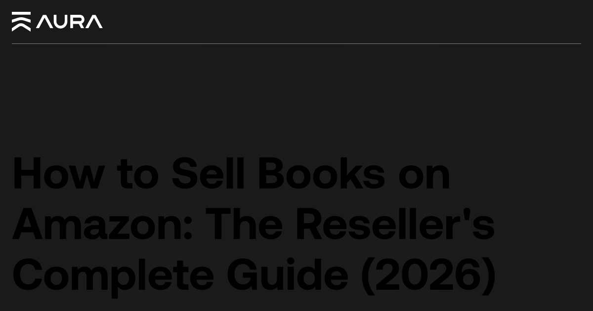 How to Sell Books on Amazon: A Reseller's Guide (2026)