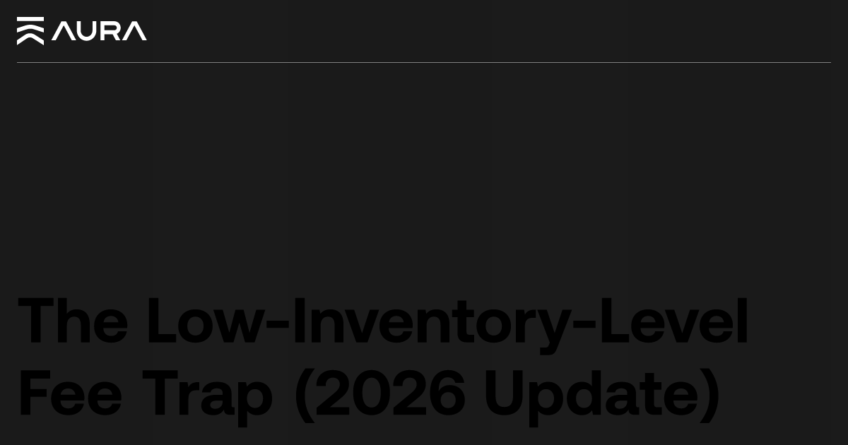 Avoiding the Low Inventory Level Fee Trap: Amazon's 2026 Penalty Guide