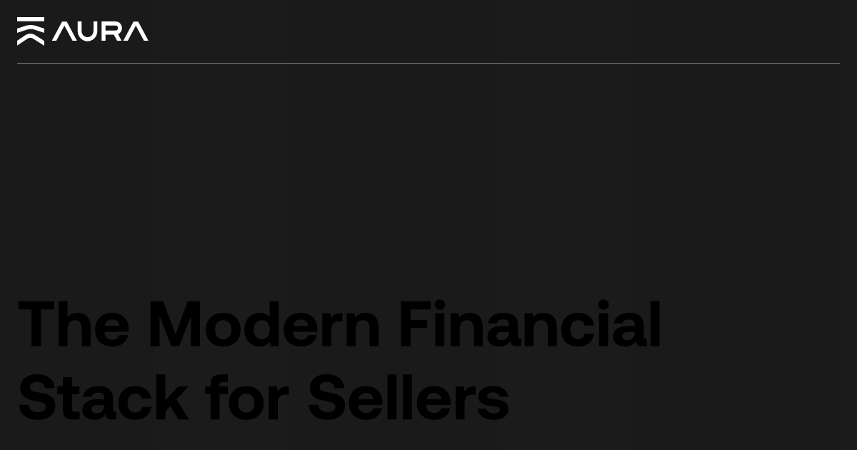 Optimize Your E-commerce Business with a Modern Financial Stack for Sellers