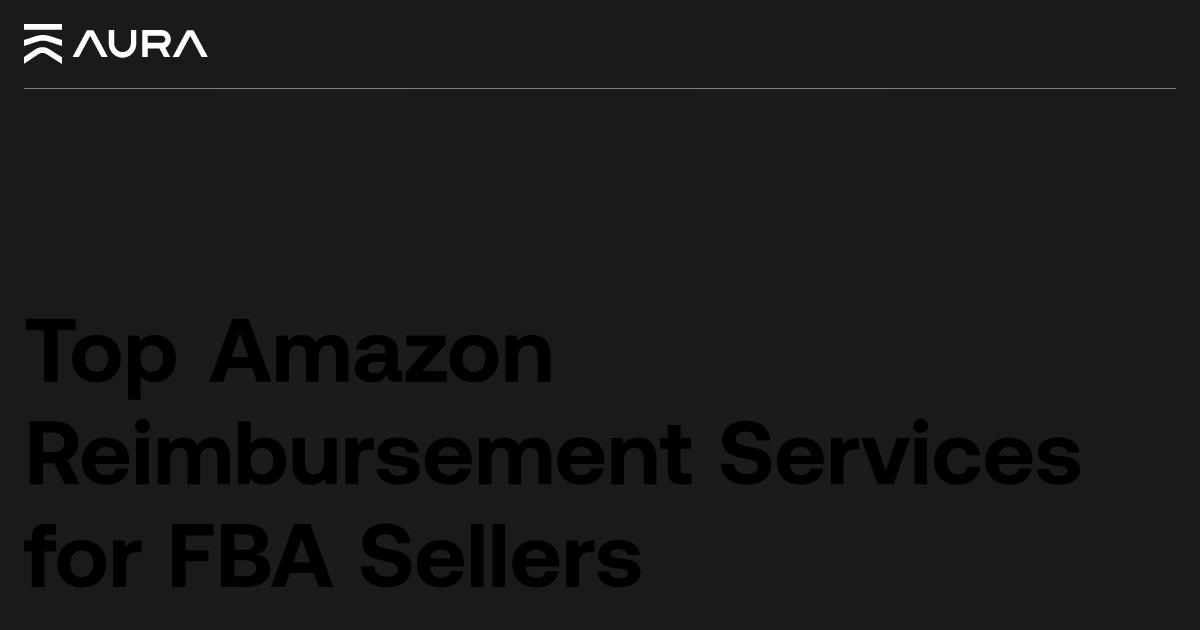 Amazon Reimbursement Services for FBA Sellers